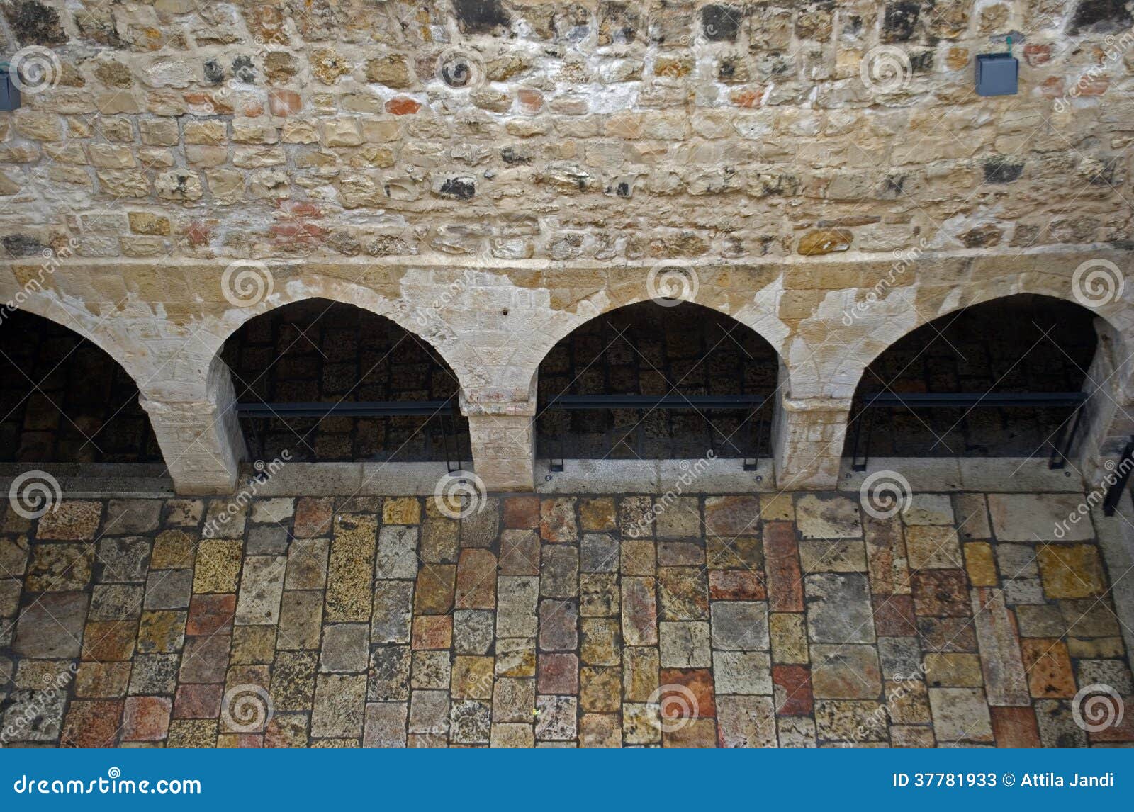 Old Jewish School, Jerusalem, Israel Stock Image - Image of east ...
