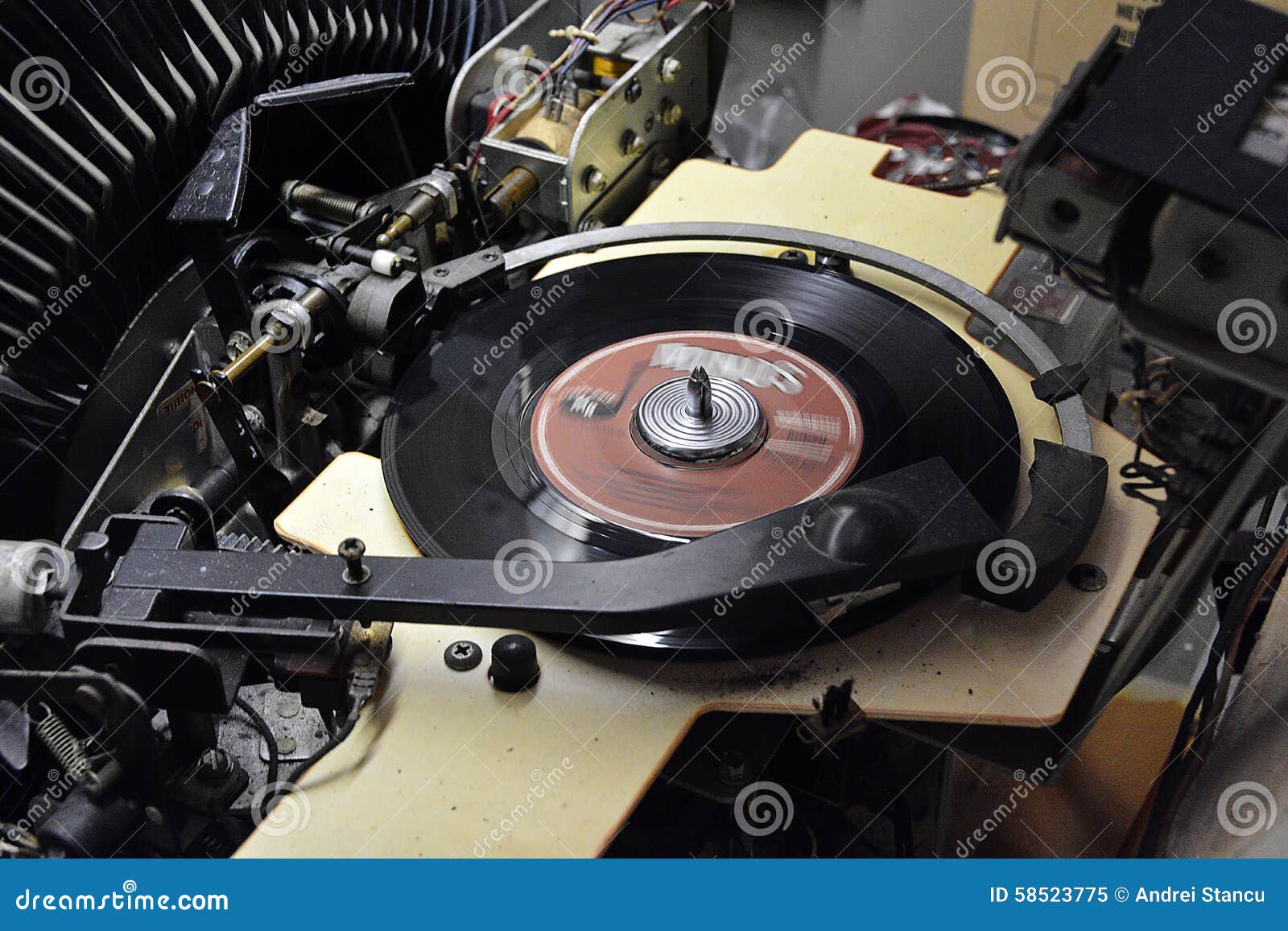 Old Antique Jukebox stock image. Image of history, disk - 58523775