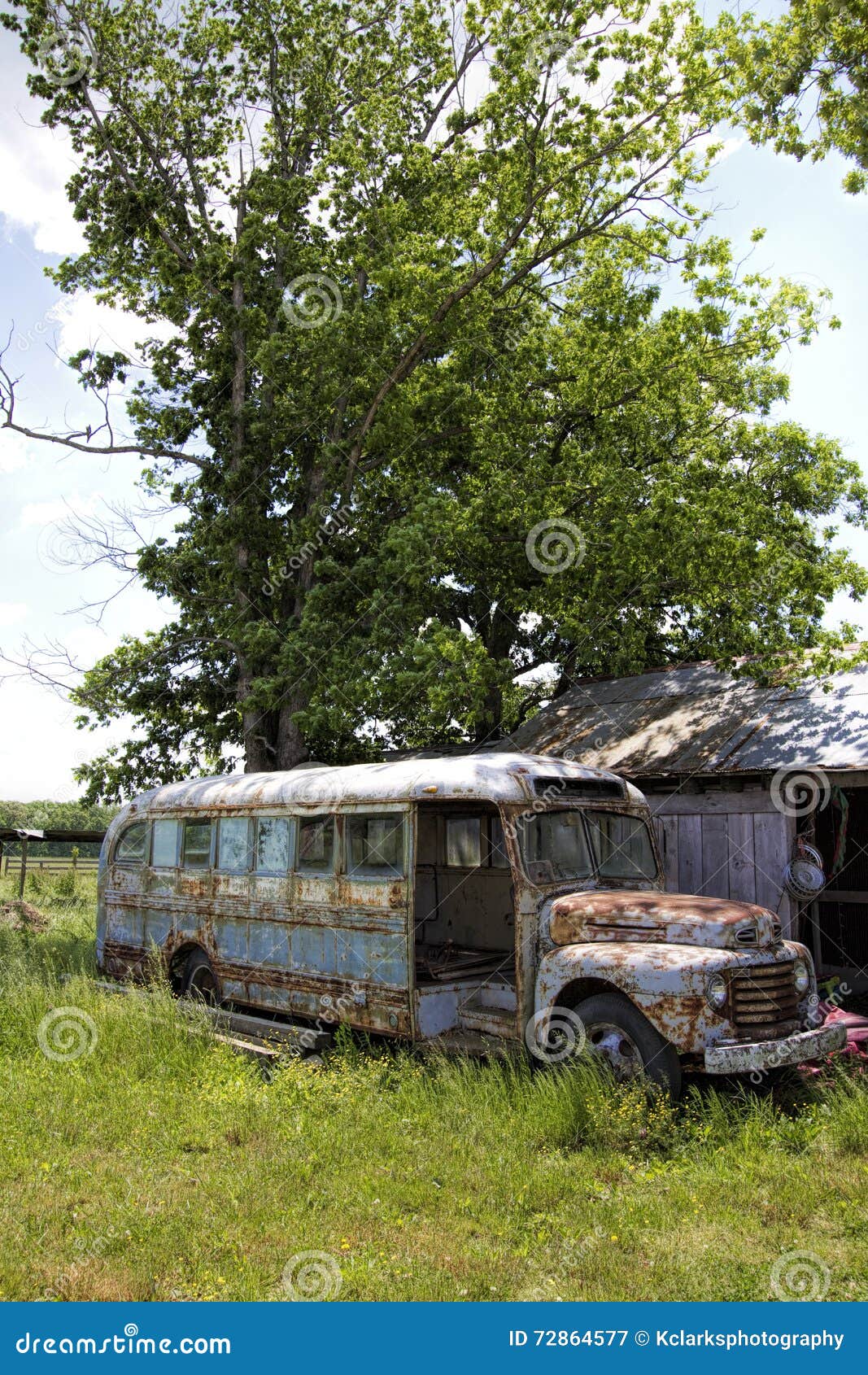 Old Junkyard Rusty School Bus Stock Image - Image of vintage, rust ...