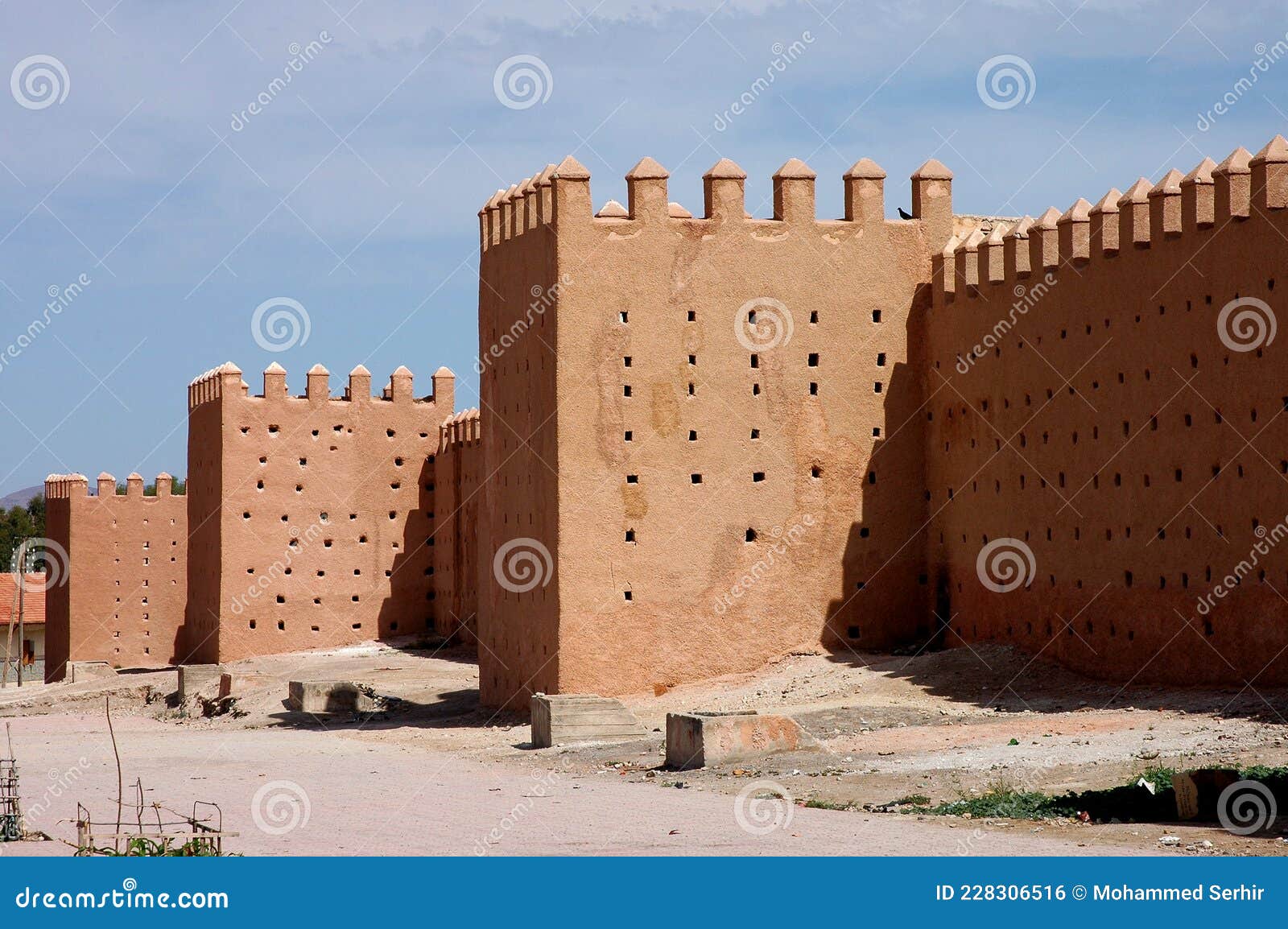 Old Kasbah or Ksar in Morocco Stock Photo - Image of historic, building ...