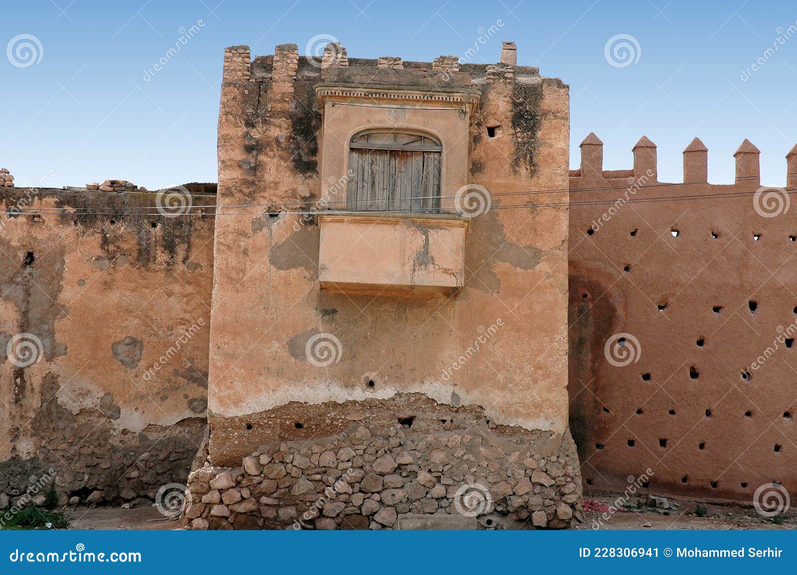Old Kasbah or Ksar in Morocco Stock Image - Image of maghreb, facade ...
