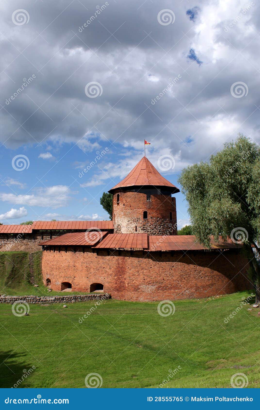 Kaunas Castle View From Confluence Of Neman And Neris Kauno Pilis ...