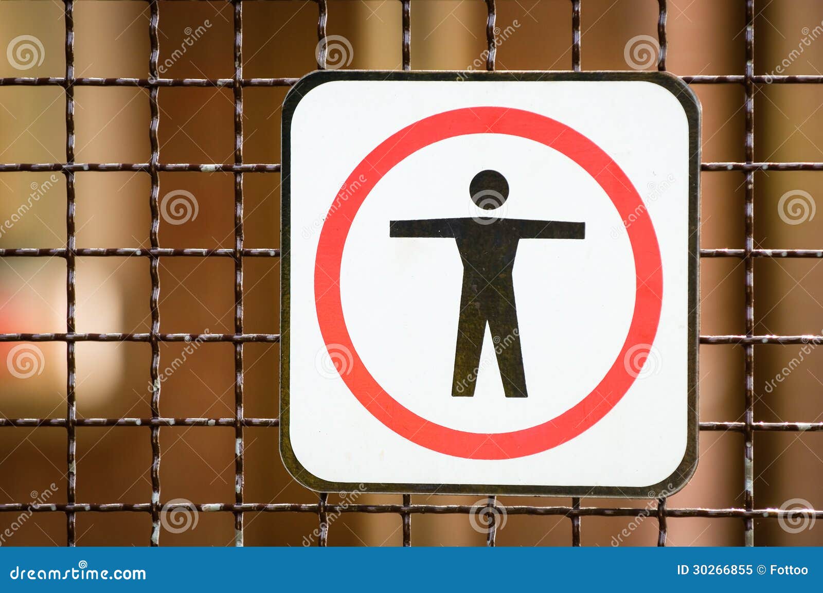Keep out sign stock image. Image of single, alertness - 30266855