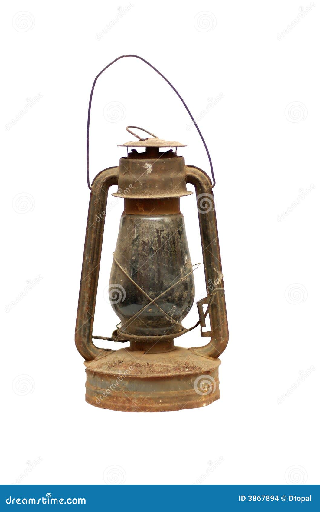 Old kerosene lamp stock photo. Image of antique, isolated - 3867894