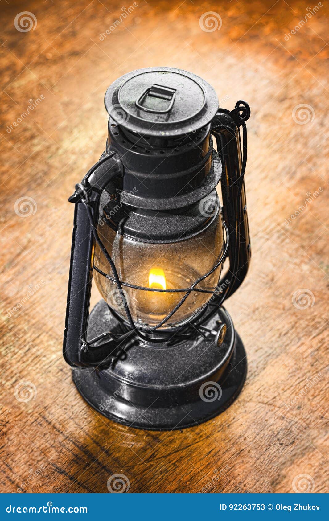 Old kerosene lamp stock image. Image of dark, vintage - 92263753