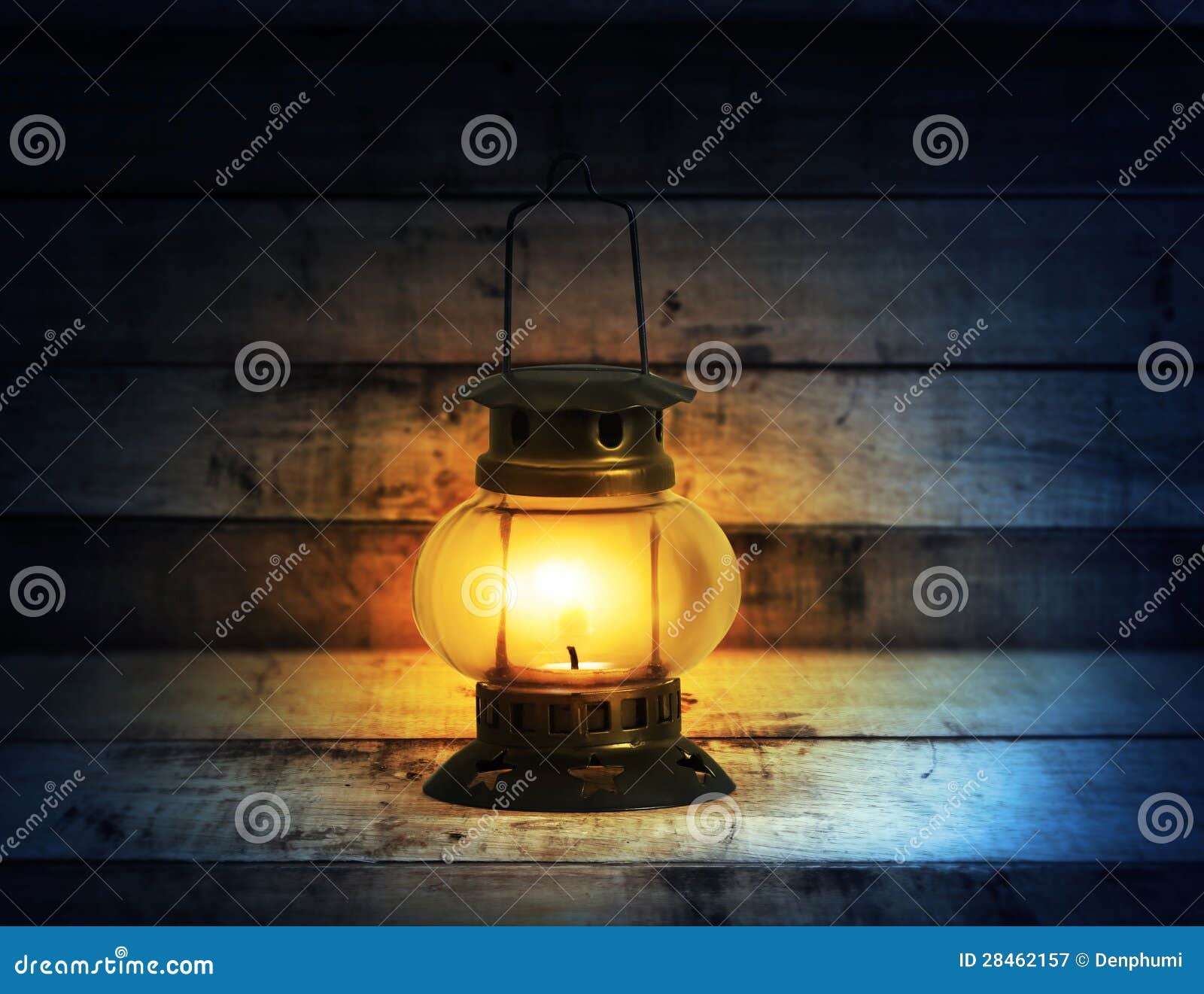 Old Kerosene Lantern Burning with Bright Stock Image - Image of bright ...
