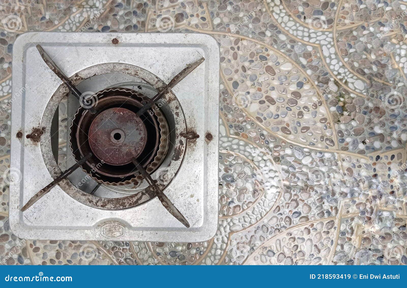 Old Kerosene Stove and Abandoned , Flat Lay Stock Image - Image of ...