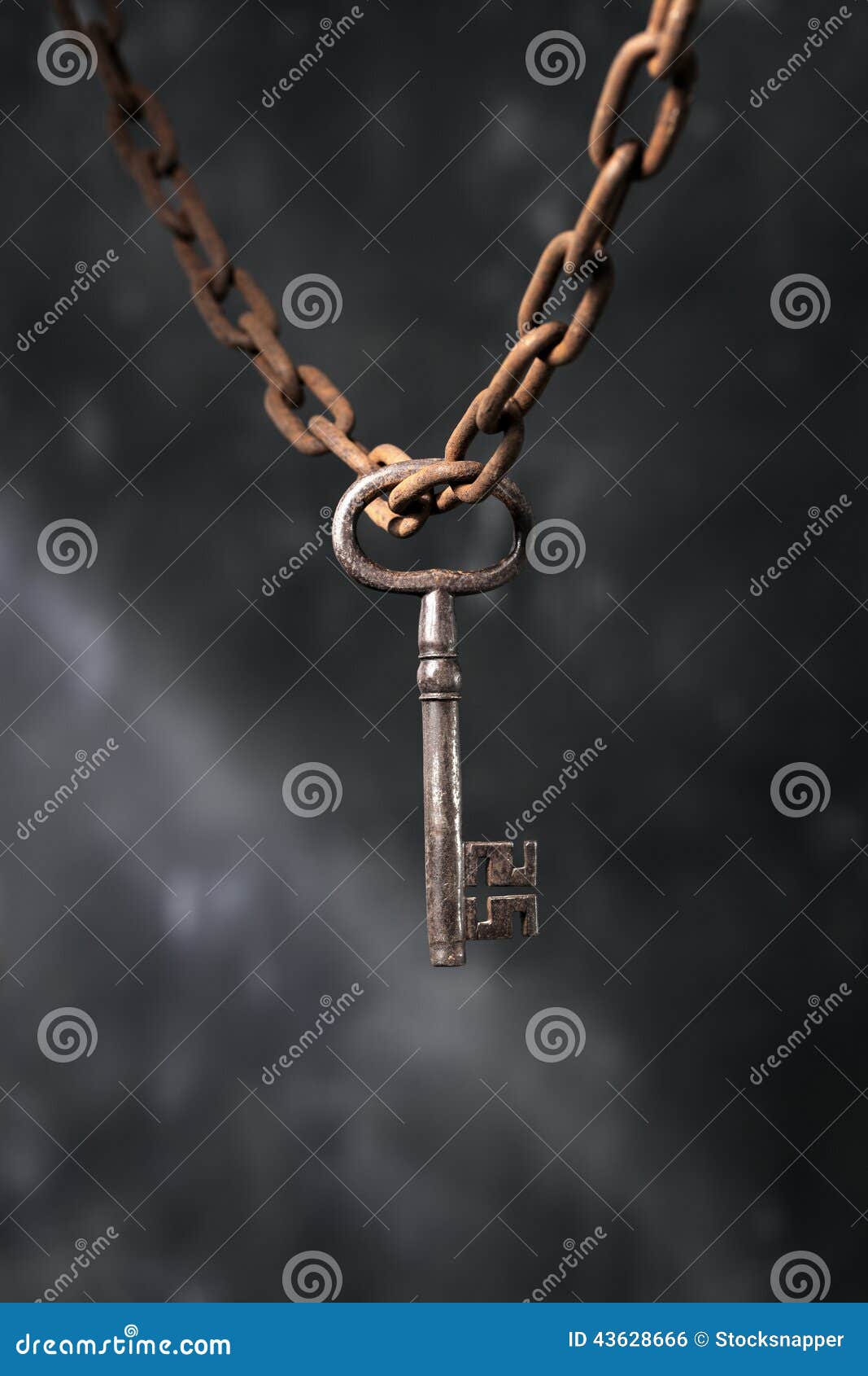 Old Key stock photo. Image of hangs, chain, antique, vintage - 43628666
