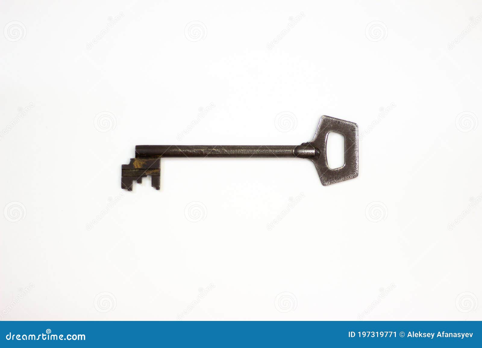 Old Key Isolated. Keys on Table. Ancient Keys, Used for Long Time ...