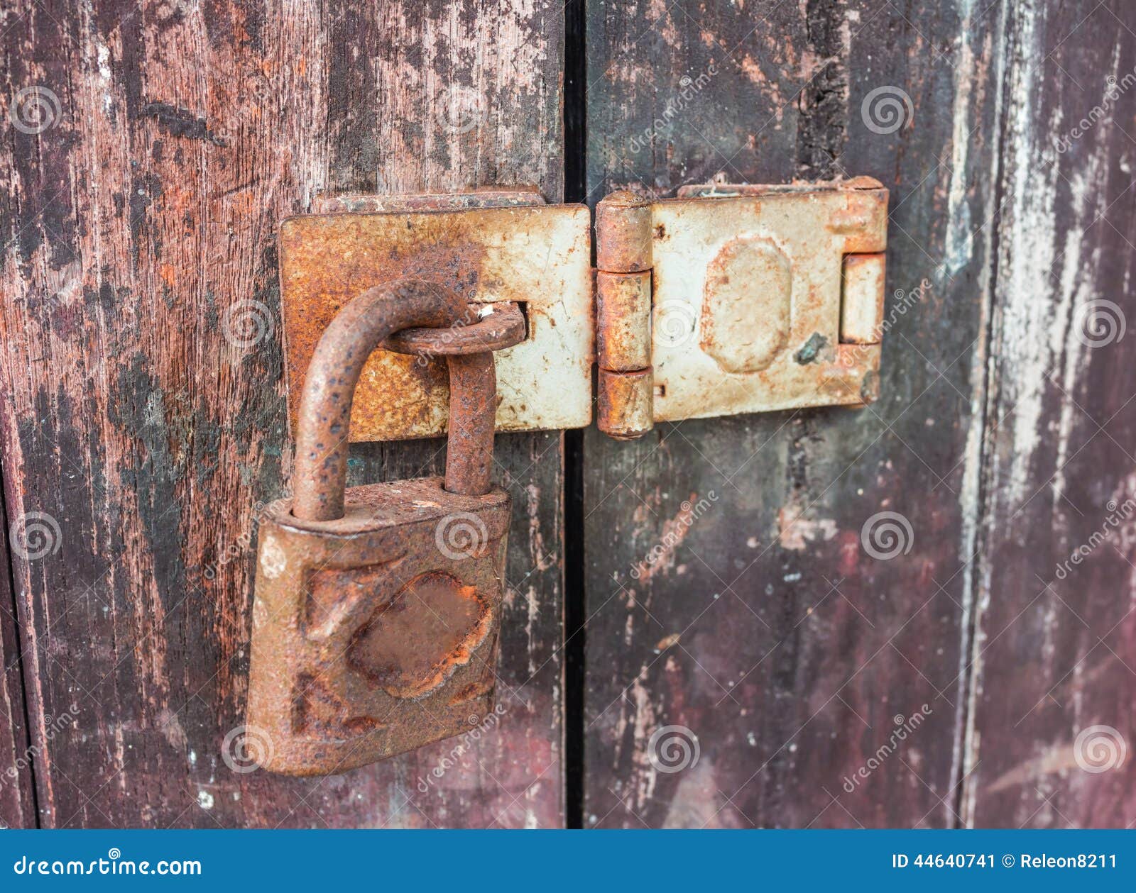 Old Key Lock on Wooden Wall Stock Image - Image of handle, black: 44640741
