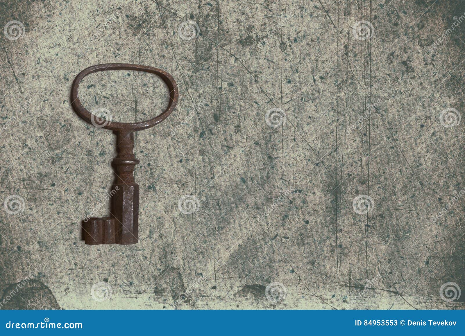 Old Key on the Old Textured Paper with Natural Patterns Stock Image ...