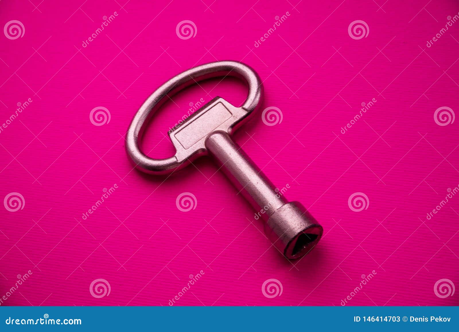 Old key on red background stock image. Image of secret - 146414703