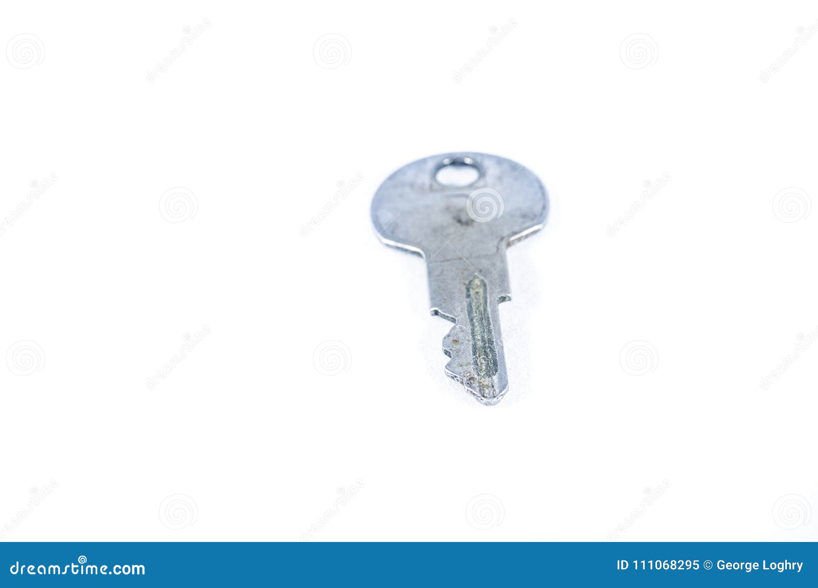 Old key small and flat stock image. Image of modern - 111068295