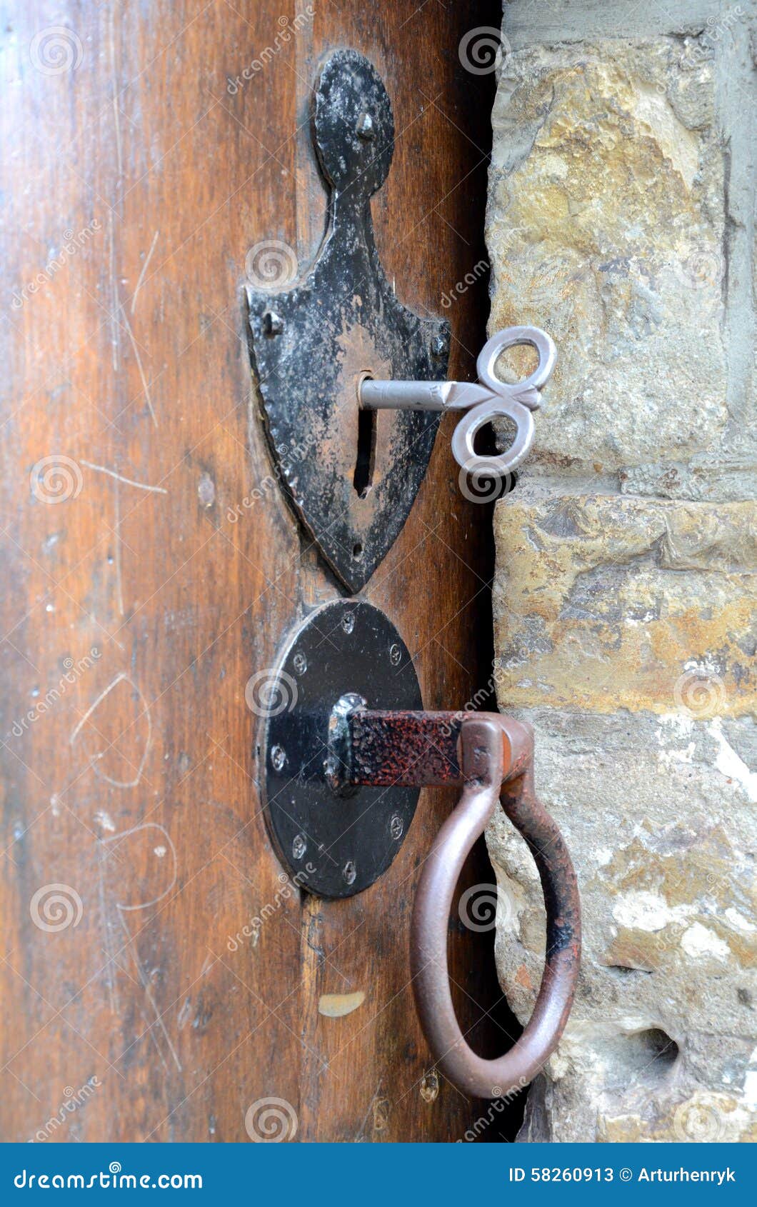 Old key stock image. Image of background, vintage, fitting - 58260913