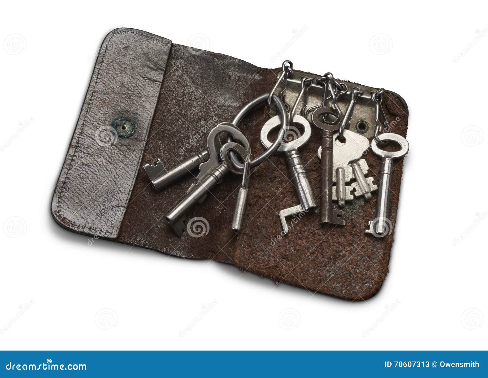 Old Key Wallet with Old Keys Stock Image - Image of characterful ...