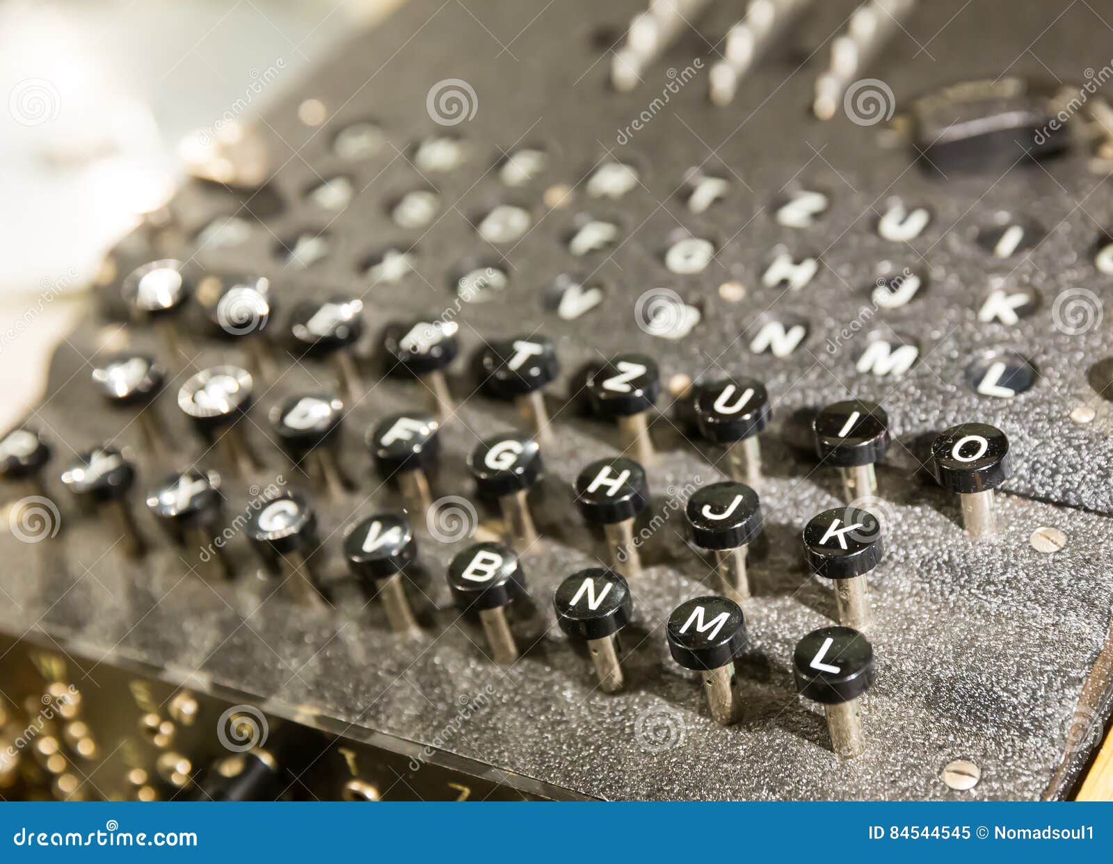 Old Keyboard in Computer Museum Stock Image - Image of antique ...