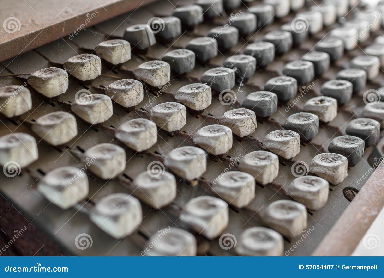 Old keyboard stock image. Image of office, retro, letters - 57054407