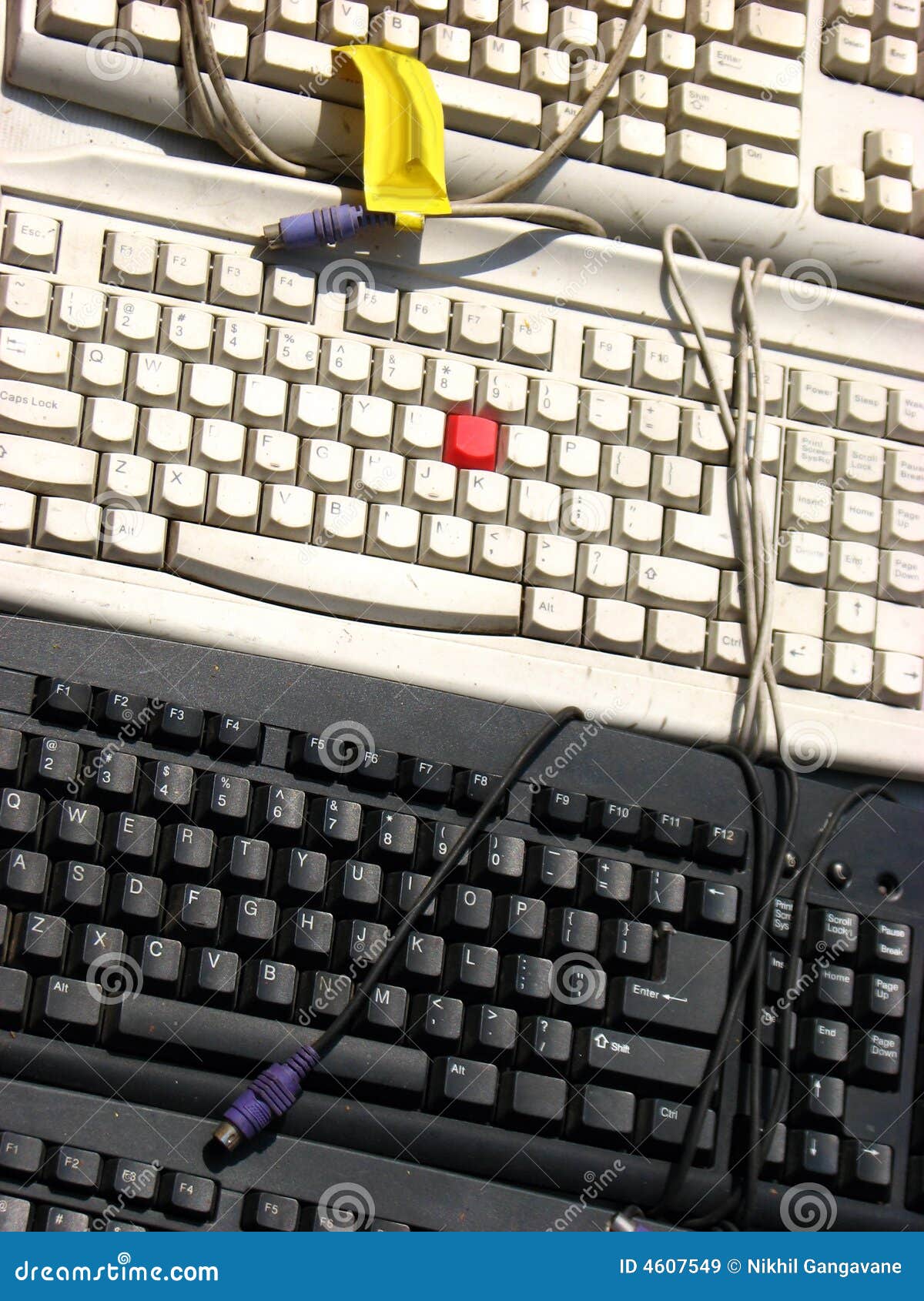 Old Keyboards stock image. Image of lots, keyboard, tore - 4607549