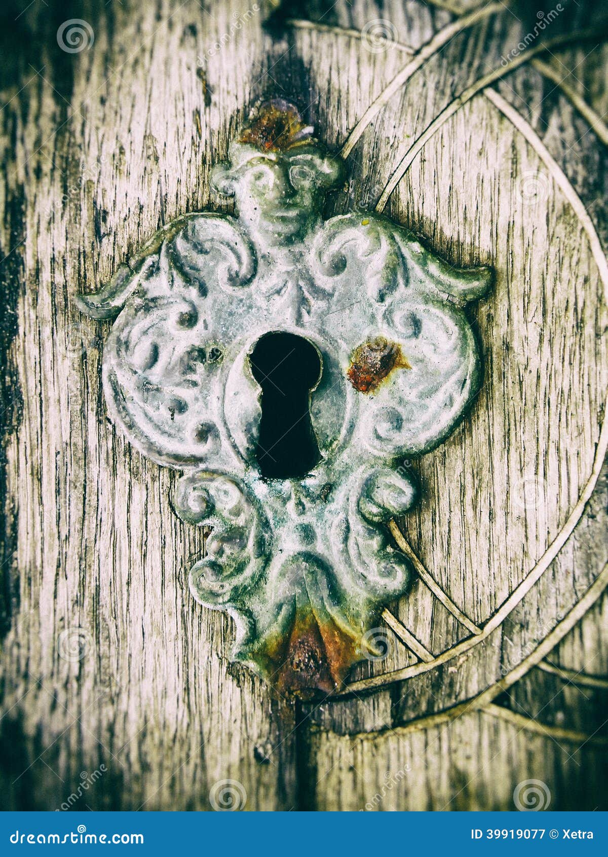 Old keyhole stock image. Image of aged, dirty, door, keyhole - 39919077