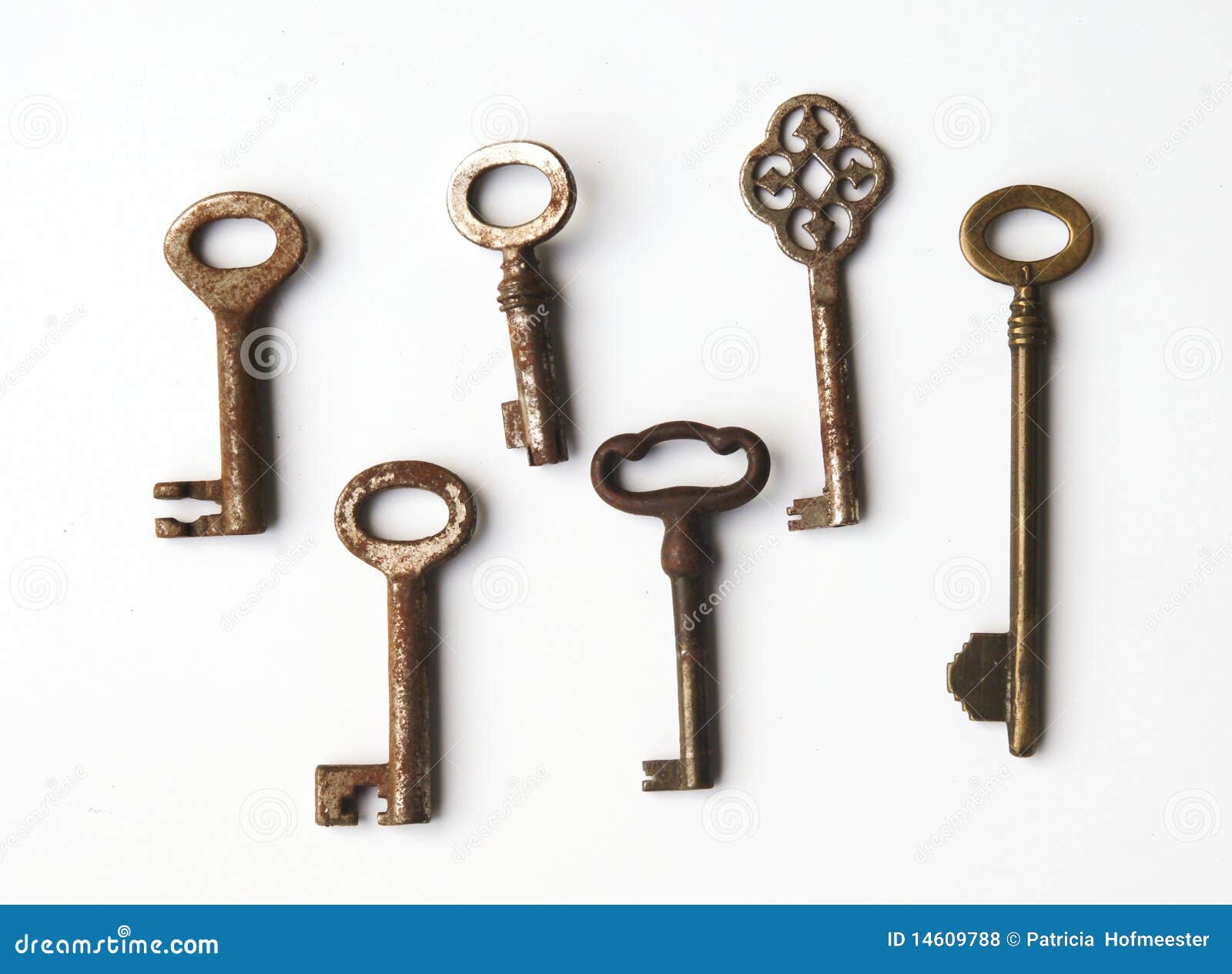 Old keys stock photo. Image of black, bunch, isolated - 14609788