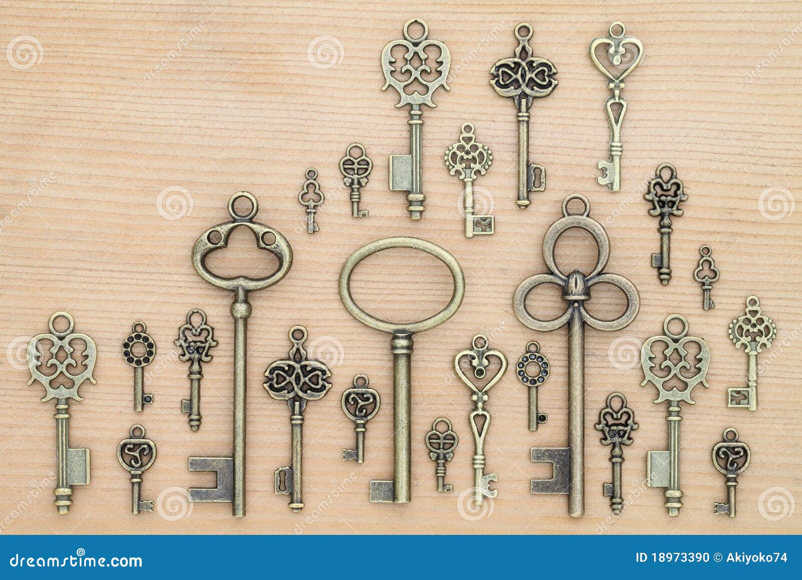 Old keys stock photo. Image of background, knotted, detail - 18973390
