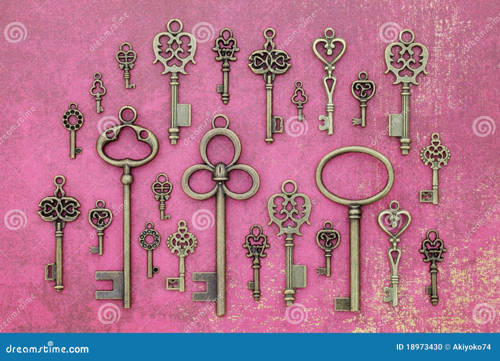 Old keys stock photo. Image of decorative, open, design - 18973430