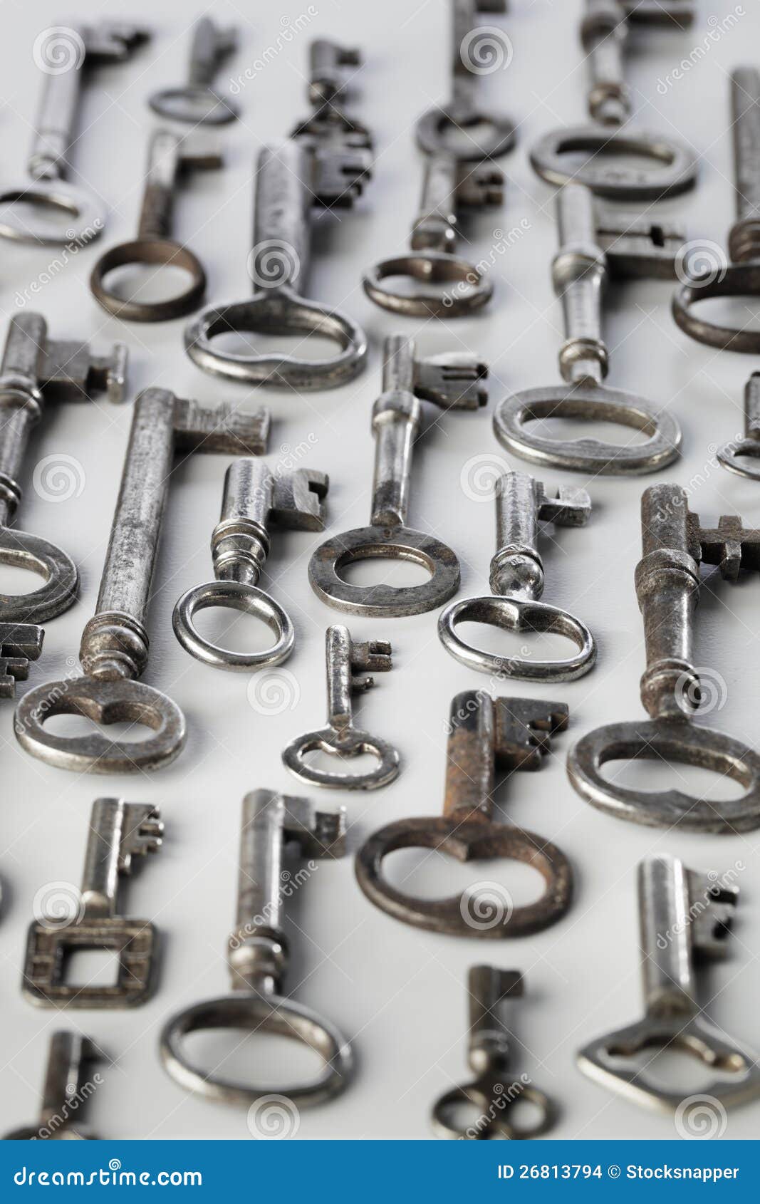Old Keys stock photo. Image of keys, obsolete, collection - 26813794