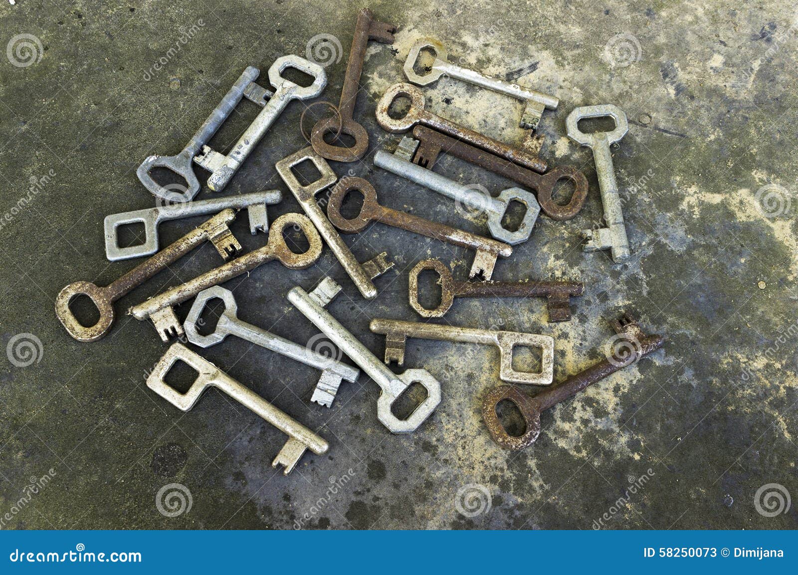Old keys collection stock image. Image of secret, collection - 58250073