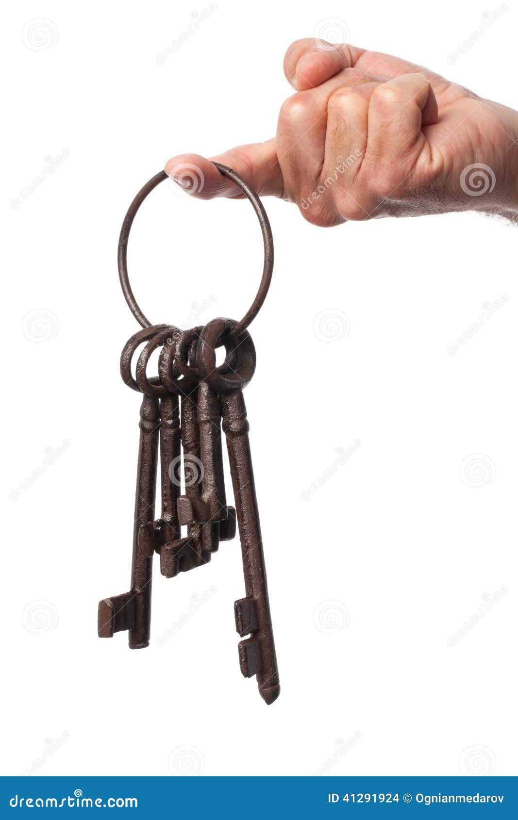 Old Keys in Hand stock photo. Image of secret, vintage - 41291924