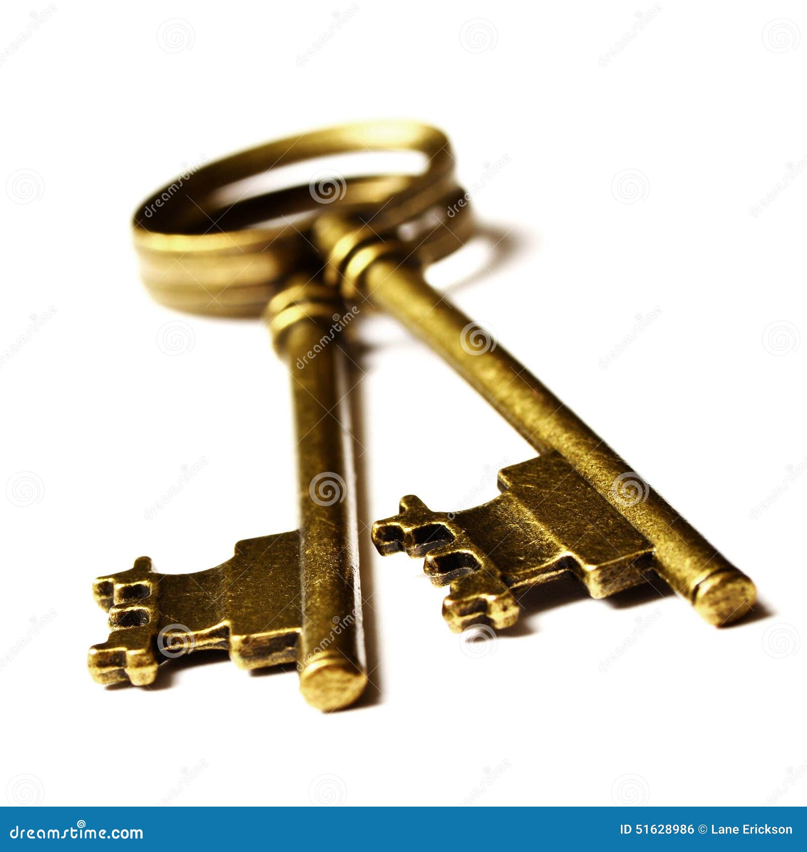 Old Keys stock photo. Image of gold, retro, rusty, close - 51628986