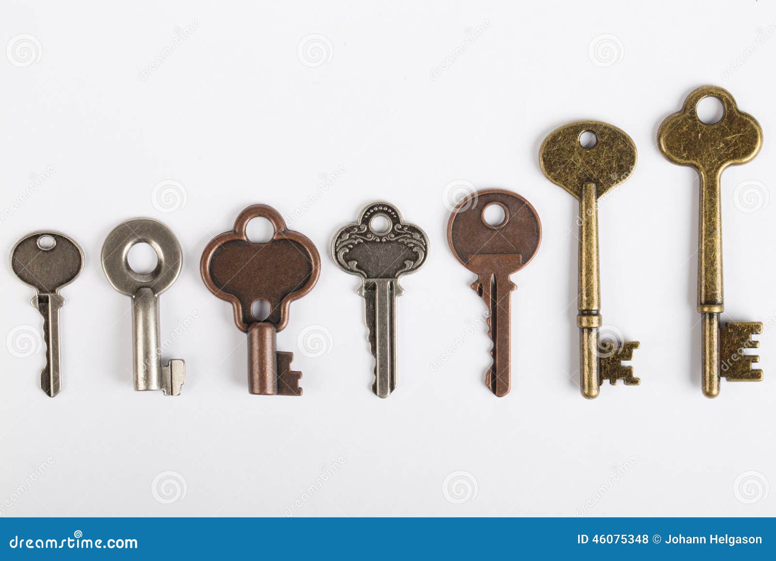 Old keys stock photo. Image of white, skeleton, concepts - 46075348
