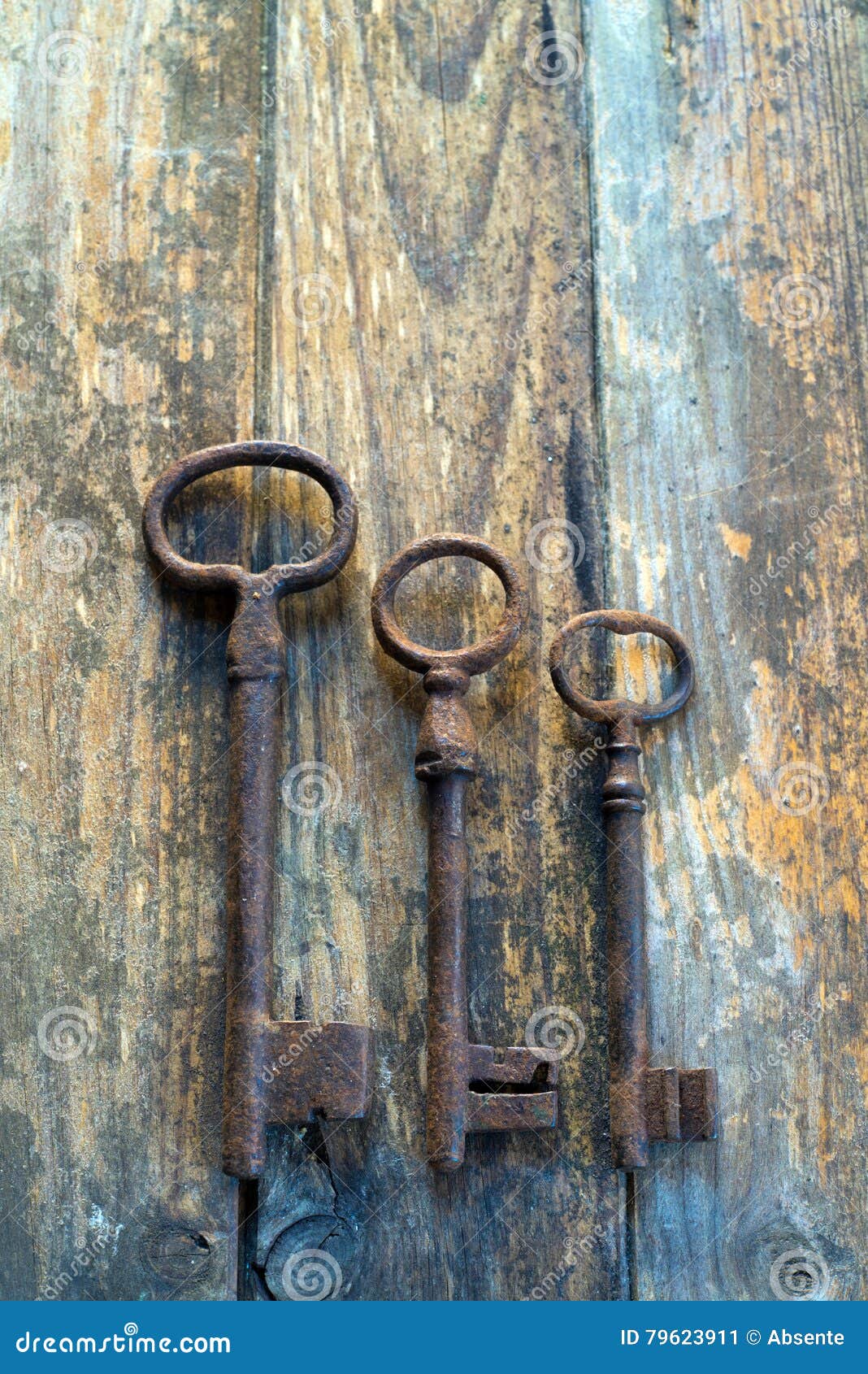 Old keys stock image. Image of decorative, table, antique - 79623911