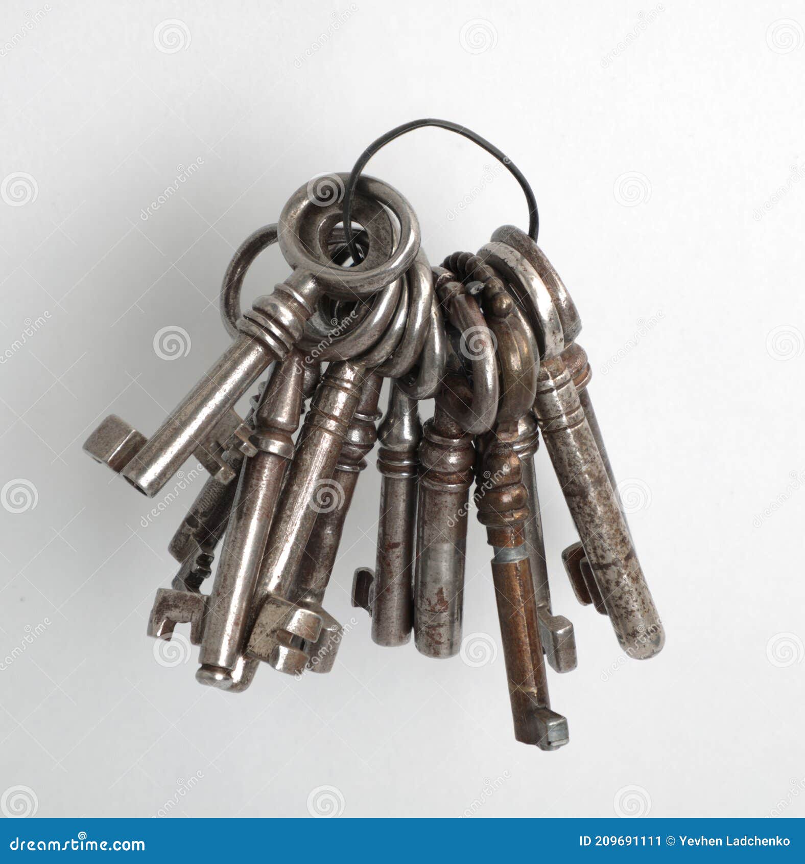 Old Keys To Different Locks Are Spread Out On The Table Royalty-Free ...