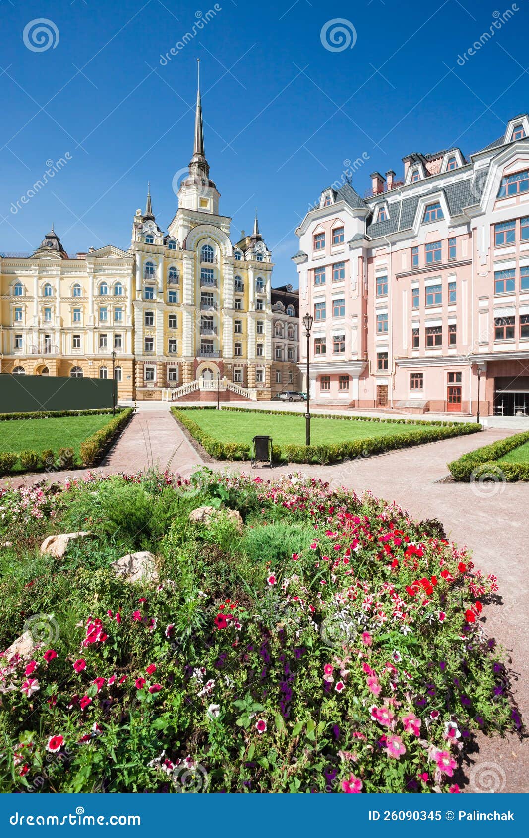 Old Kiev stock image. Image of parking, embankment, daytime - 26090345