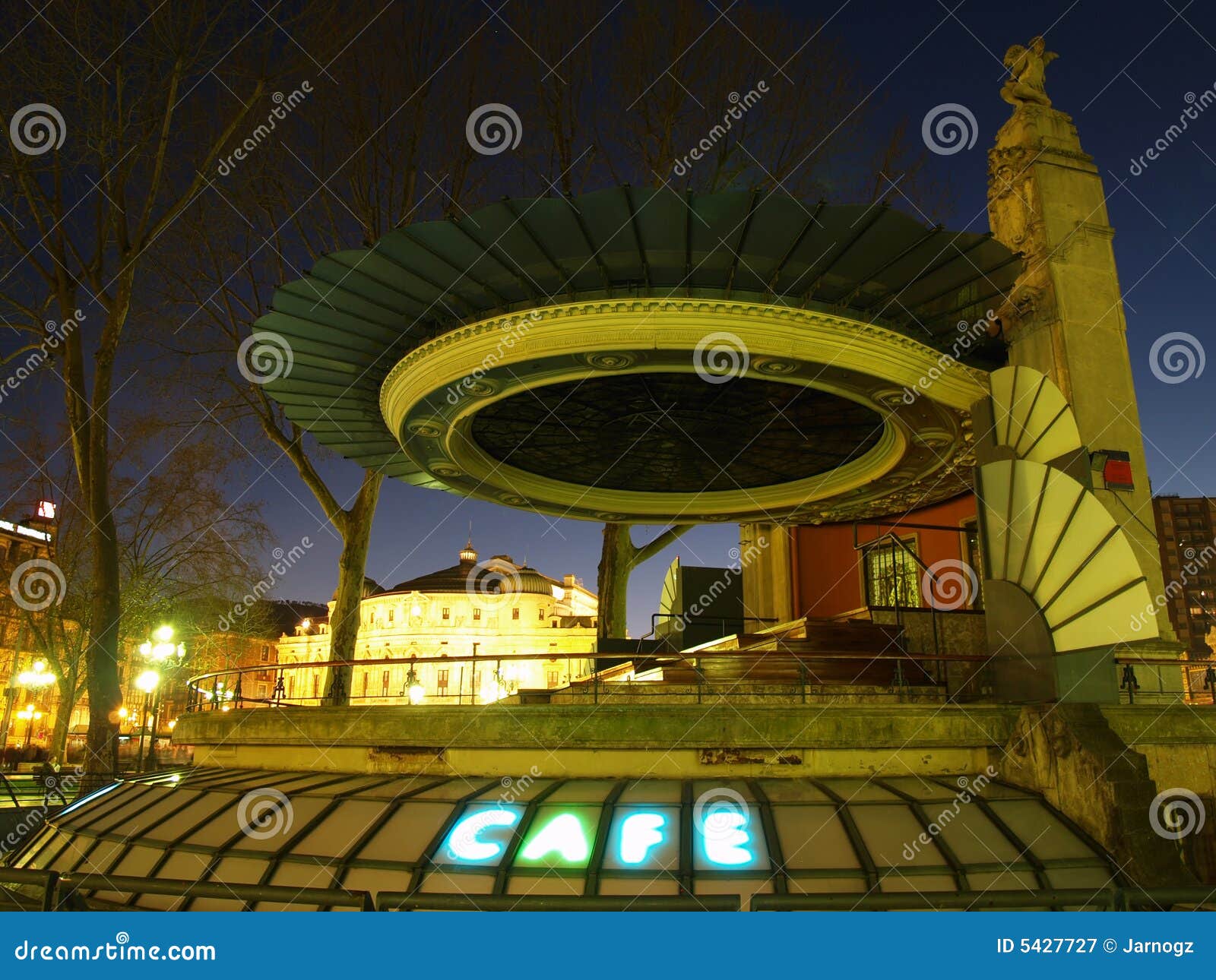 Old Kiosko in Bilbao stock image. Image of kiosko, bilbao - 5427727