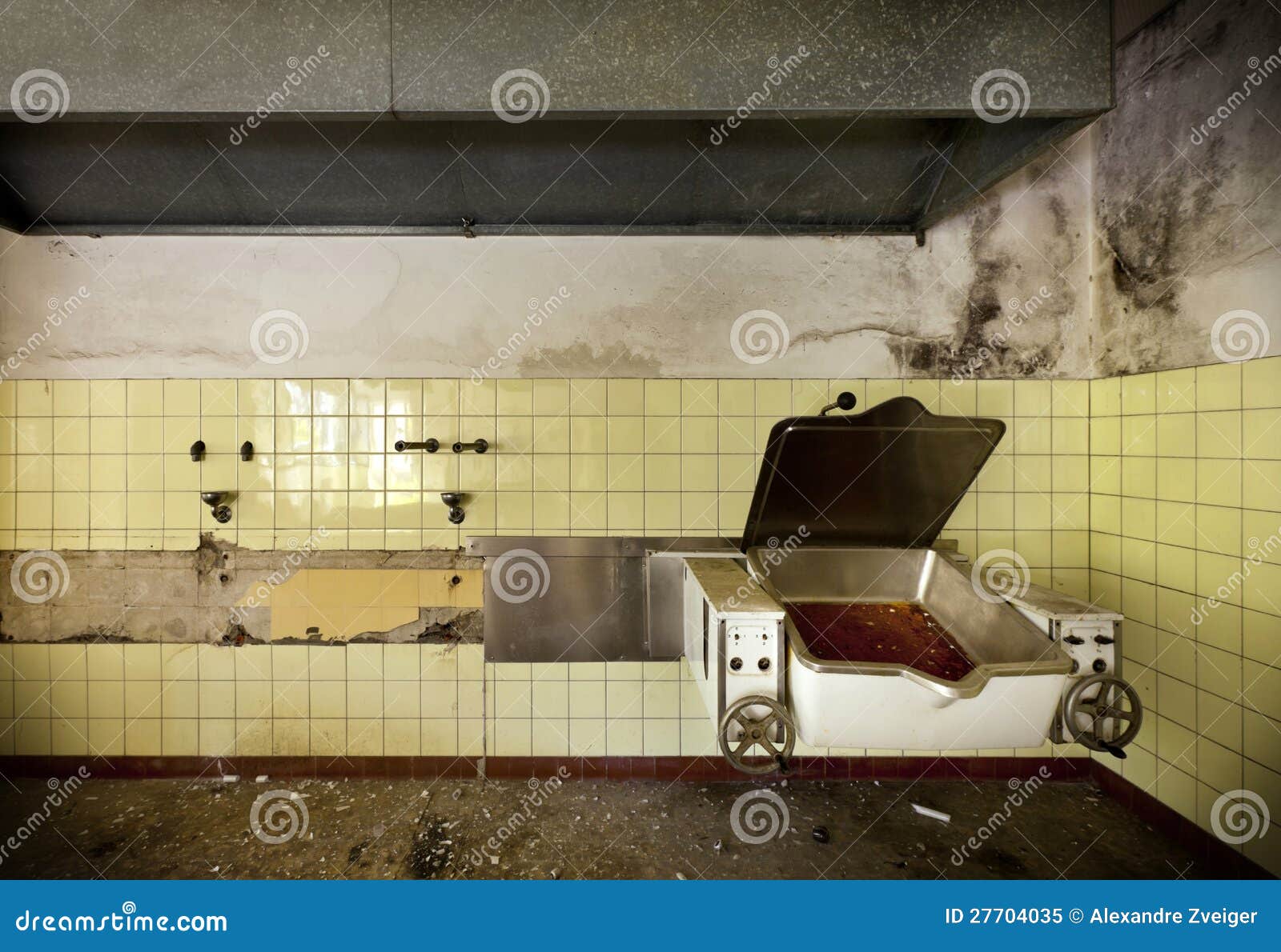 Old kitchen stock image. Image of damaged, deserted, creepy - 27704035