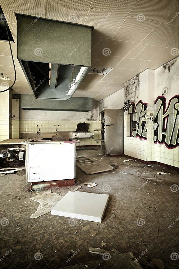 Old kitchen destroyed stock photo. Image of decay, destroyed - 27437830