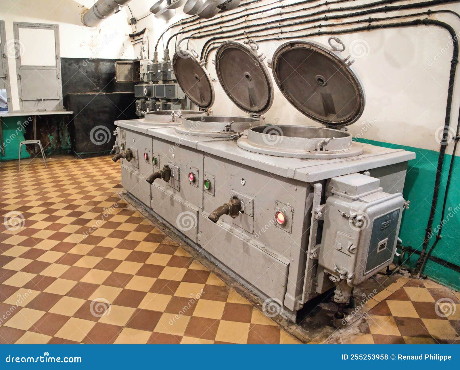 Old Kitchen in a Disused Bunker of the Maginot Line Editorial Stock ...
