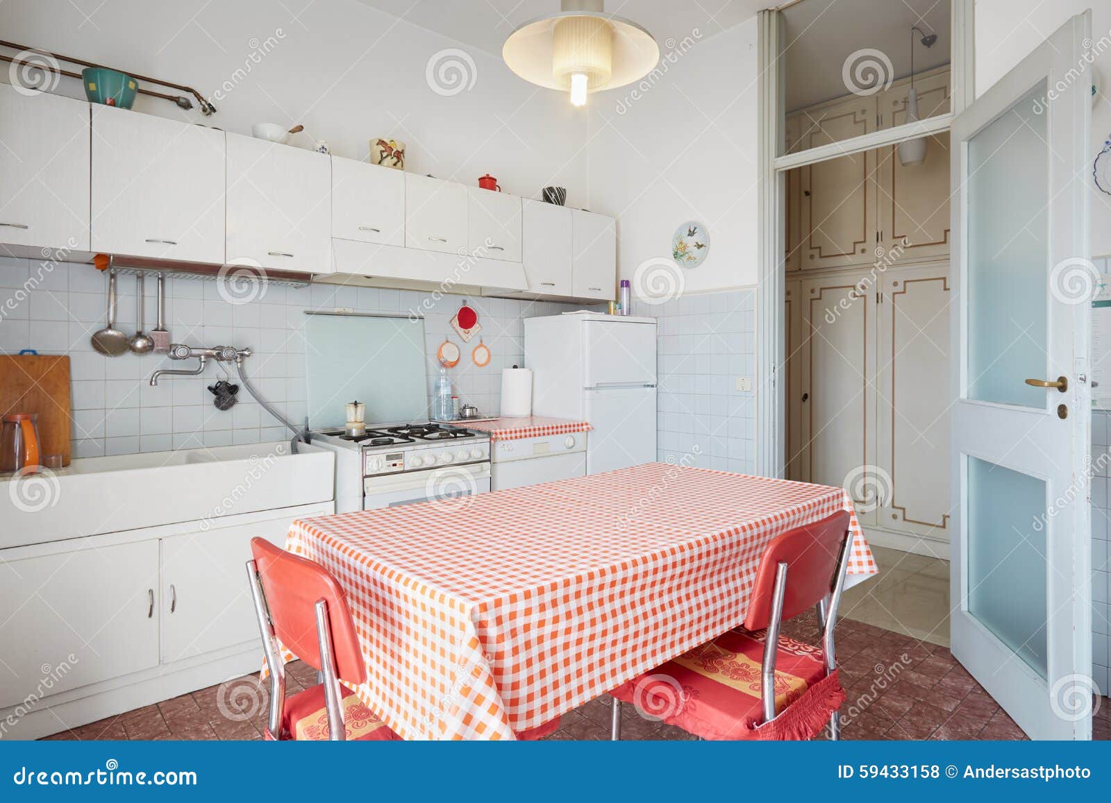 Old Kitchen in Normal House Stock Photo - Image of kitchen ...