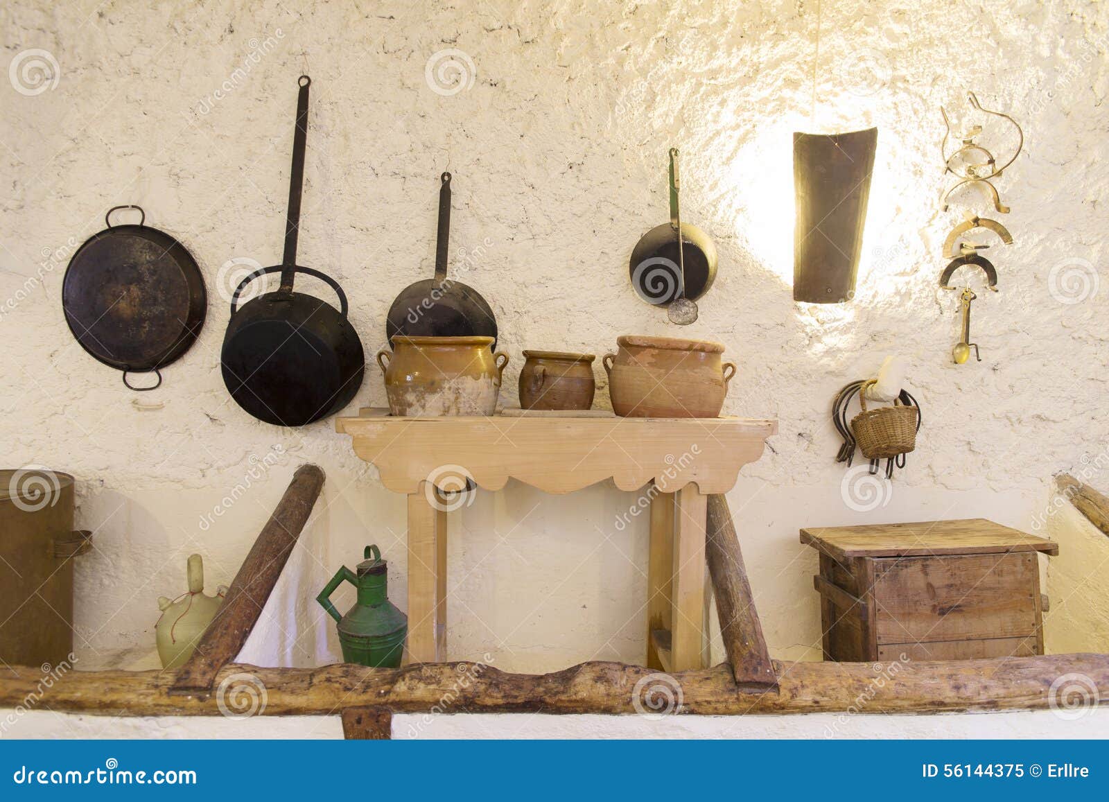 Old kitchen stock image. Image of rusty, kitchen, spoon - 56144375