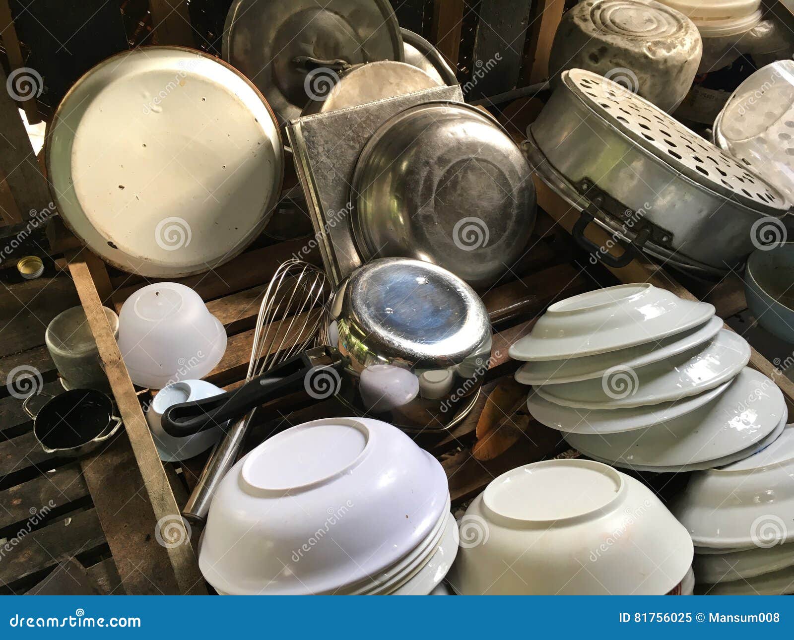 Old Kitchenware stock image. Image of asian, vintage - 81756025