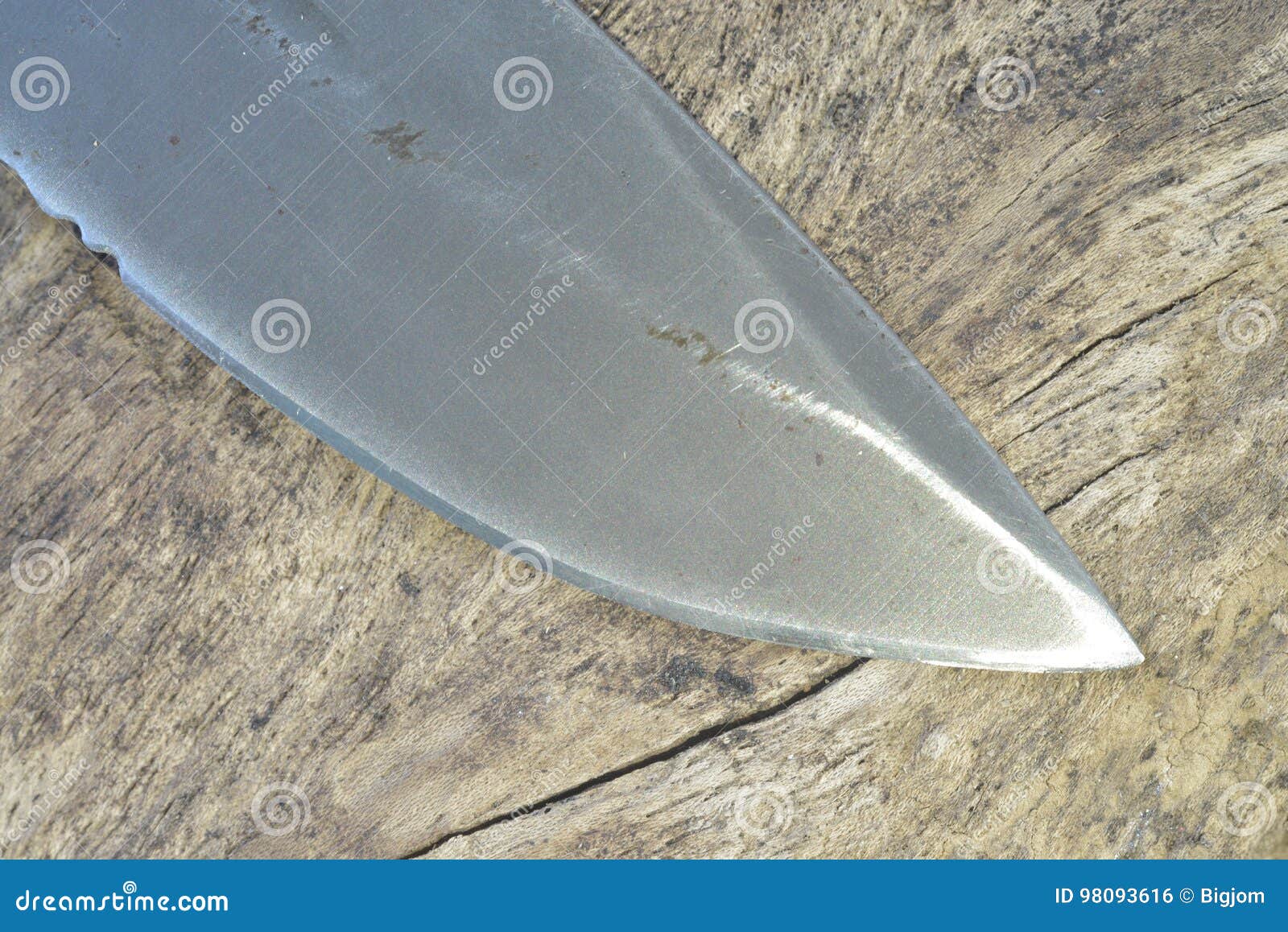 Old Knife Steel Blade with Scratchs Stock Photo - Image of scratchs ...