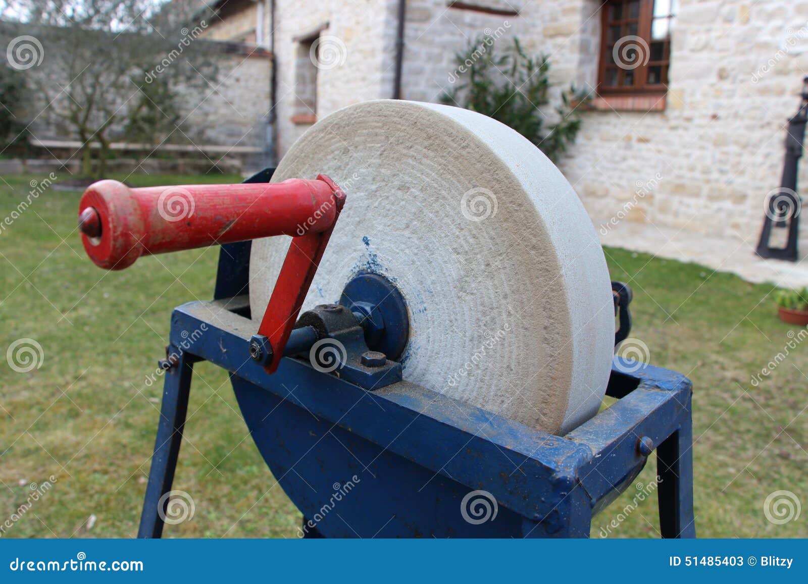 Old Knife Wheel Sharpener Artifact Stock Image - Image of artifacts ...