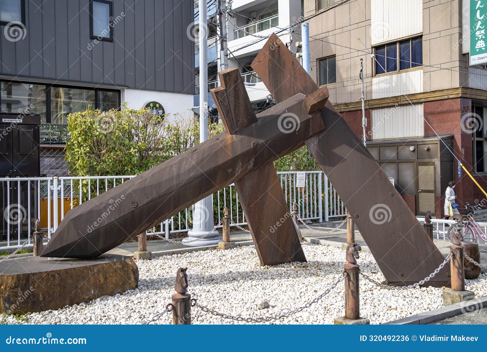 Old Komagata Bridge Structure. Tokyo. Japan Editorial Photo - Image of ...