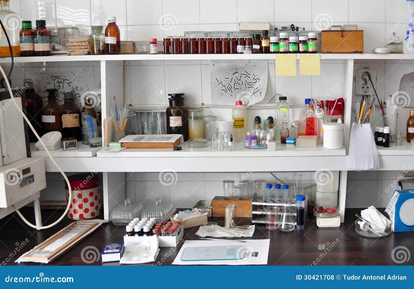 Old laboratory stock photo. Image of object, glassware - 30421708