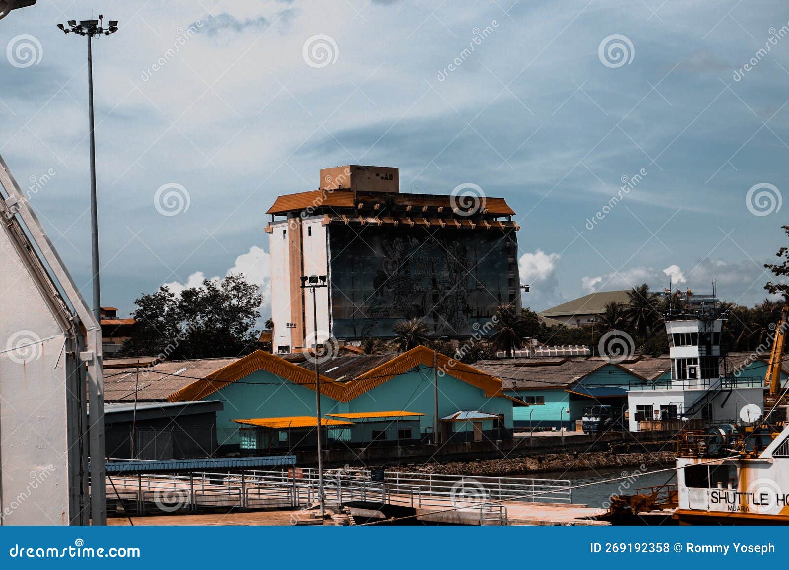 Old Labuan Building Taken at Ferry Terminal Editorial Stock Photo ...