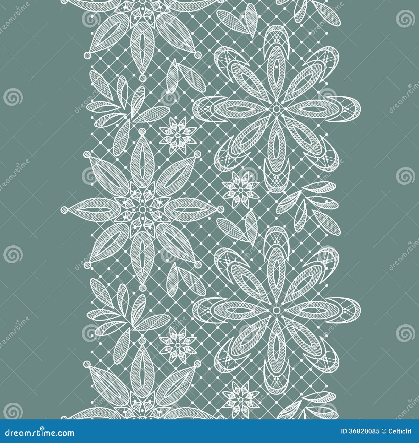 Old lace seamless pattern stock vector. Illustration of vintage - 36820085