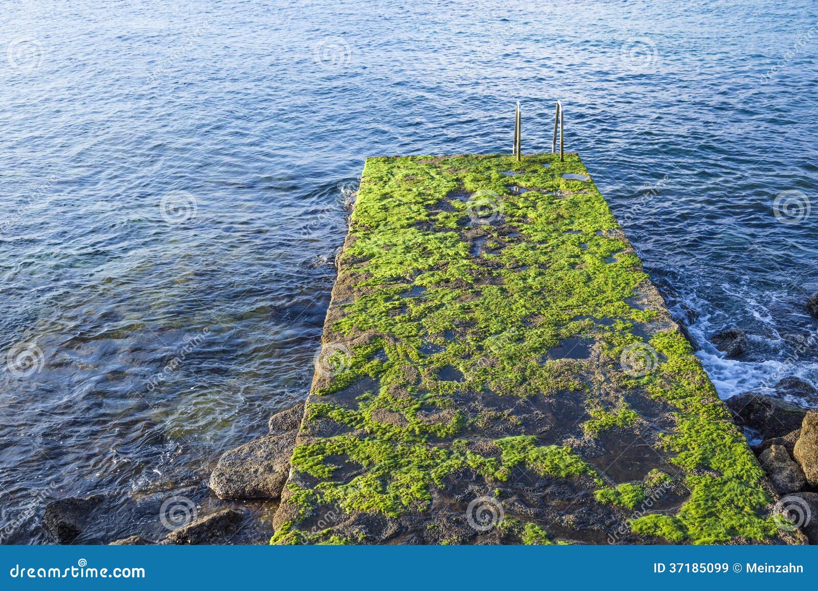 Old ladder to the sea from stock image. Image of lagoon - 37185099