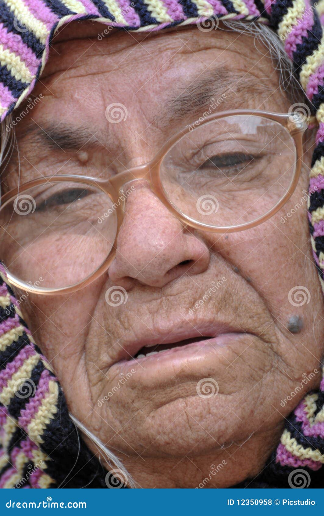 Old lady face stock photo. Image of clothing, asian, dangles - 12350958