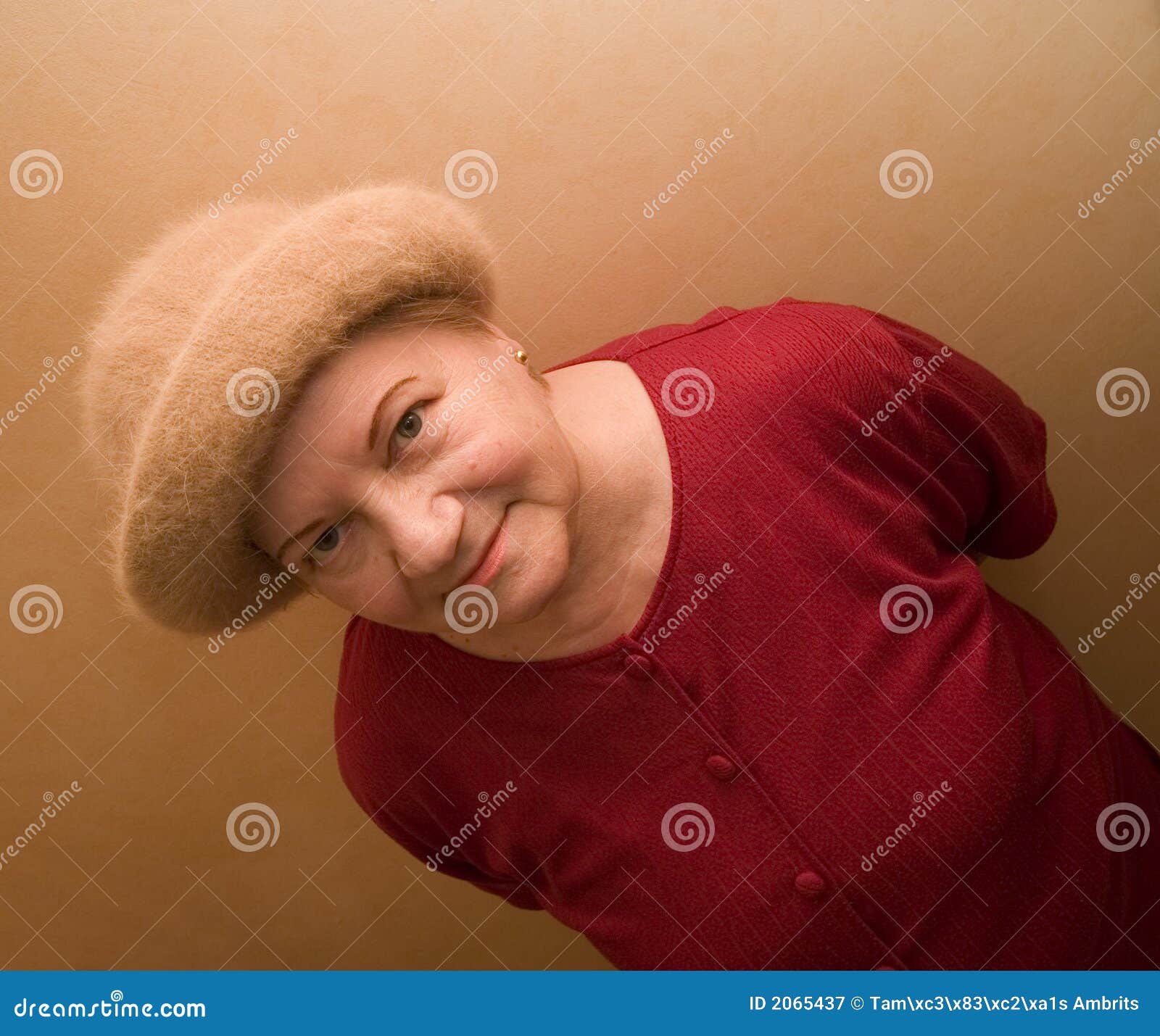 Old lady in hat stock image. Image of elderly, pension - 2065437
